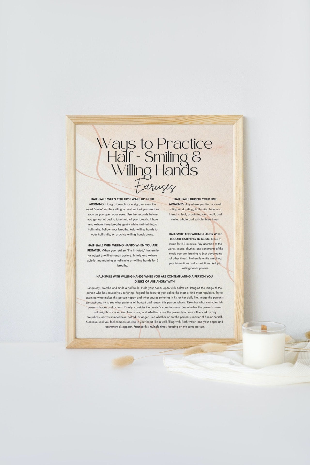 Half Smile and Willing Hands: Ways to Practice | Exercises | DBT ...