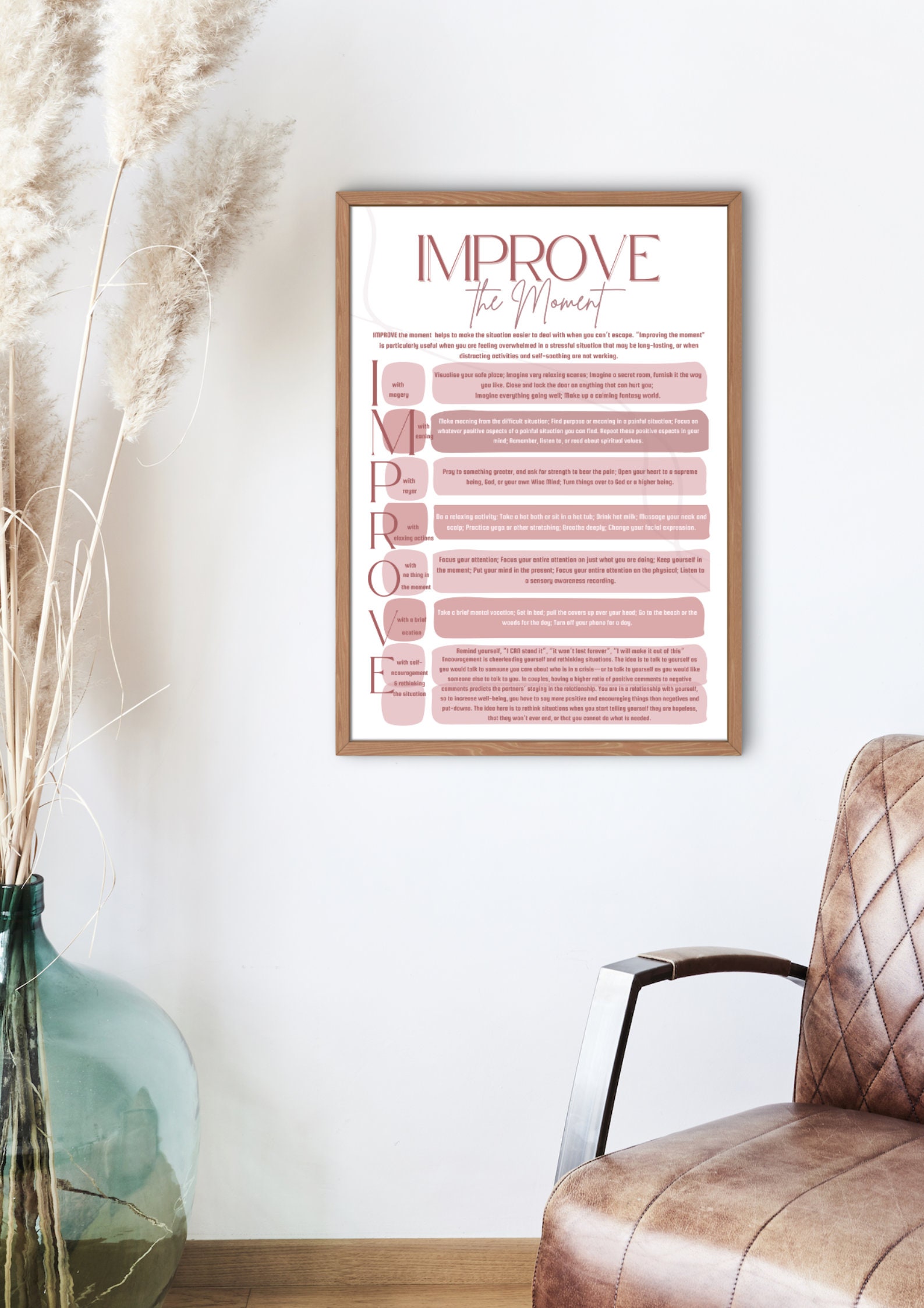 DBT IMPROVE the Moment Distress Tolerance Crisis Survival - Etsy Canada