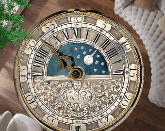 Luxury Timepiece Watch Design Rug Precision Crafted Floor Art for ...