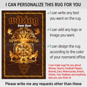 Viking Rug, Mythology Rug, Scandinavian Rug,warrior Legend Rug,vegvisir ...