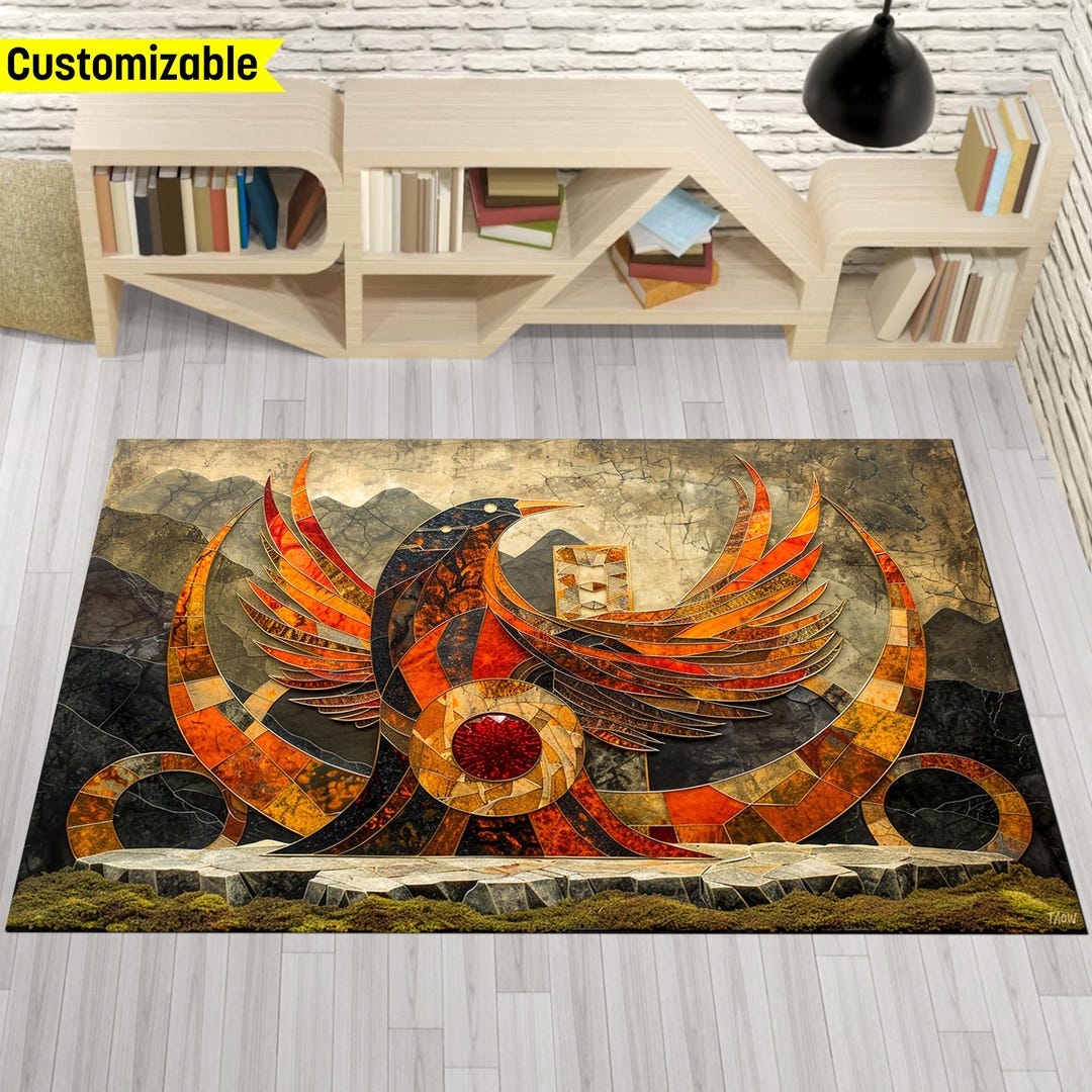 American Rug, Eagle Rug,hawk Rug, Wildlife Rug, Bird Rug, Coffee Bird ...