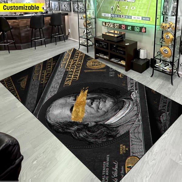 Dollars Bill Rug - Etsy