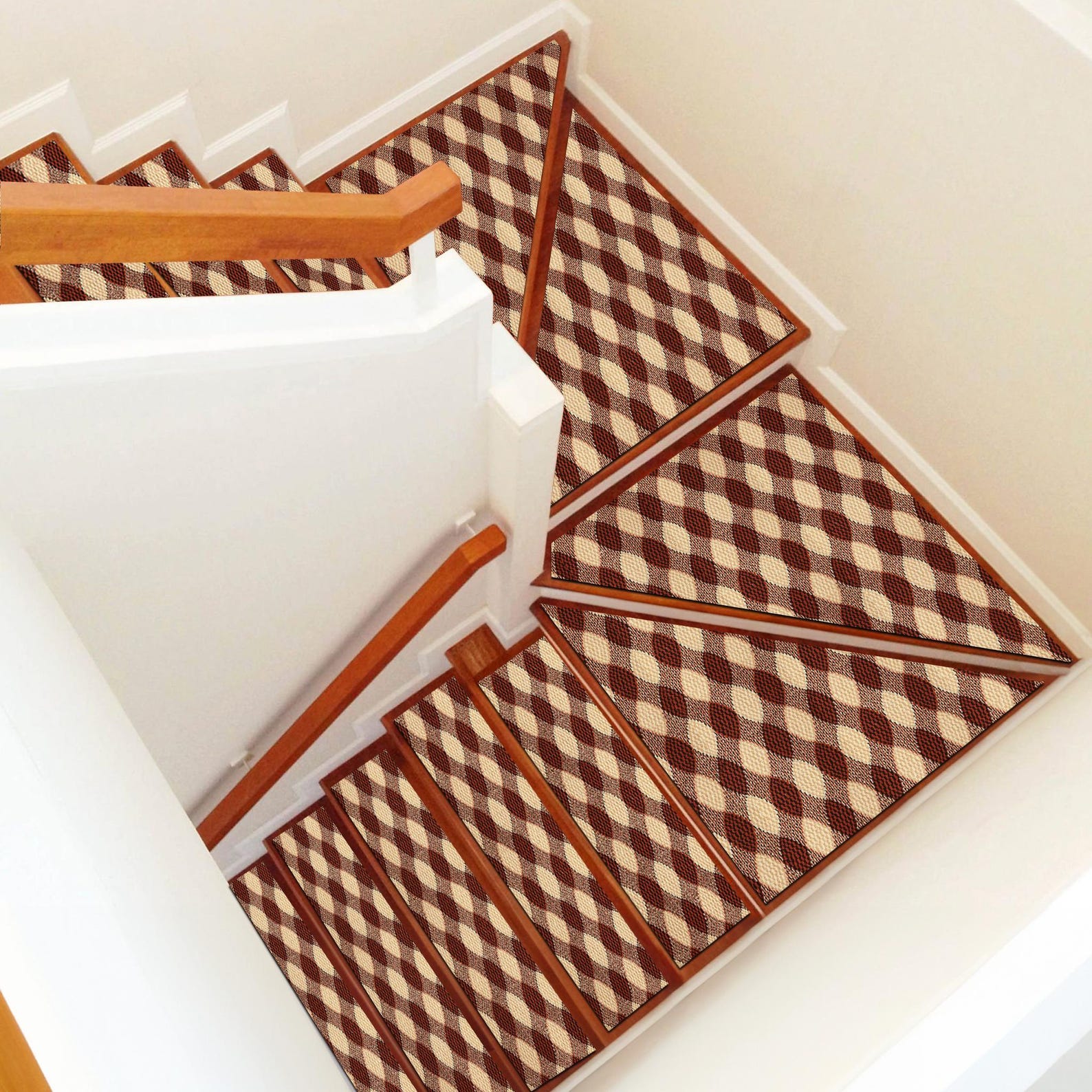 Shaped Stair Rug,stair Rug,rectangle Triangle Trapezoid & More Rug ...