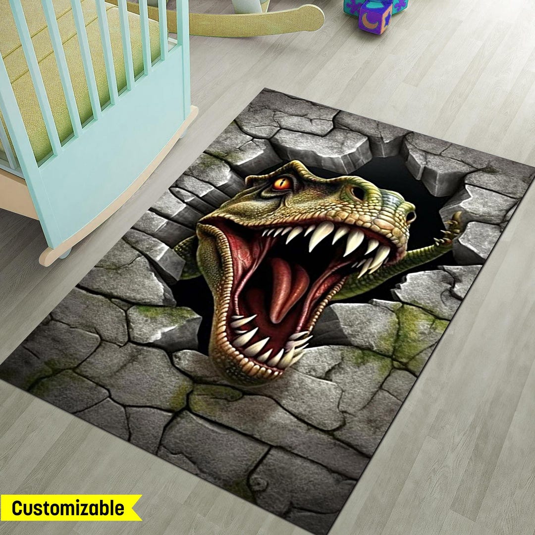 Dinosaur Rug,hypebeast Rug,cartoon Dragon Rug,dinosaur Nursery Rug ...