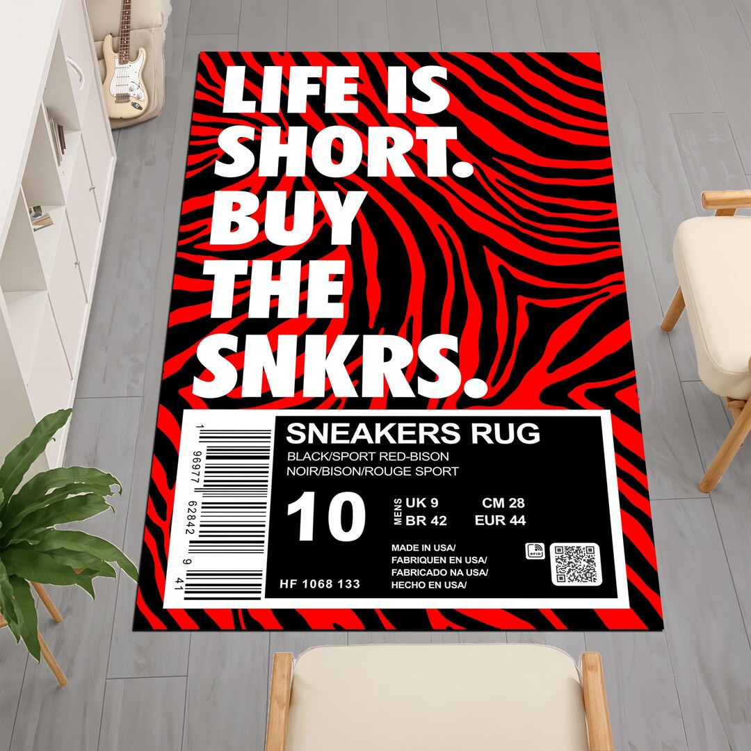 Sneakers Custom Rug, Sneakers Rug, Hypebeast Rug, Sneakerhead Rug ...