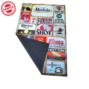 Coca Cola Rug, Beverage Rug, Shot Rug, Drink Rug, Beer Rug, Beer Carpet ...