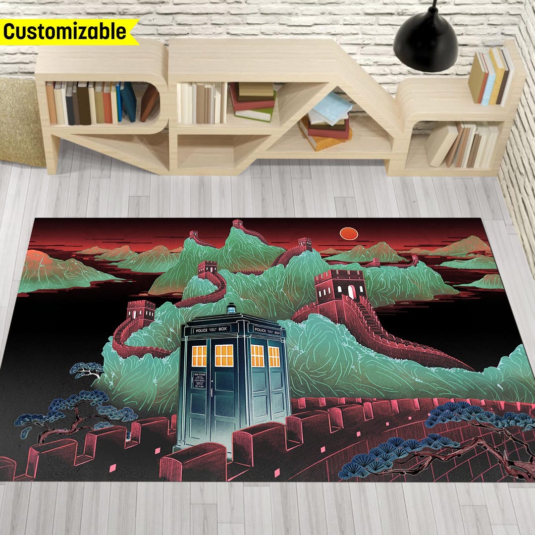 Police Box Rug,the Blue Box Rug,time Machine Rug,tardis Rug,tardis Rug ...