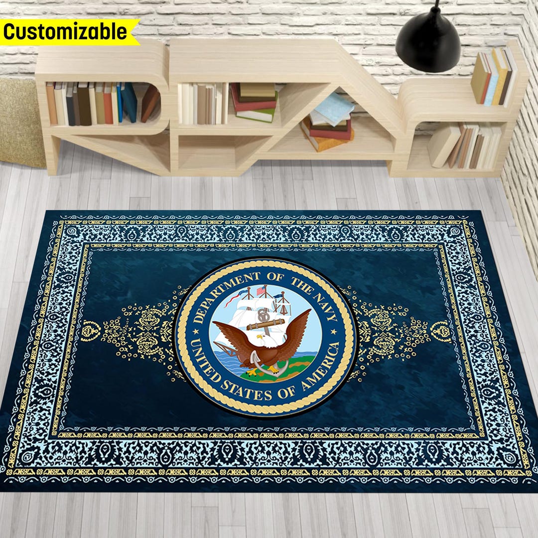 US Rug, Military Rug, Pattern Rug, US Carpet, Custom Rug, Man Cave Rug ...