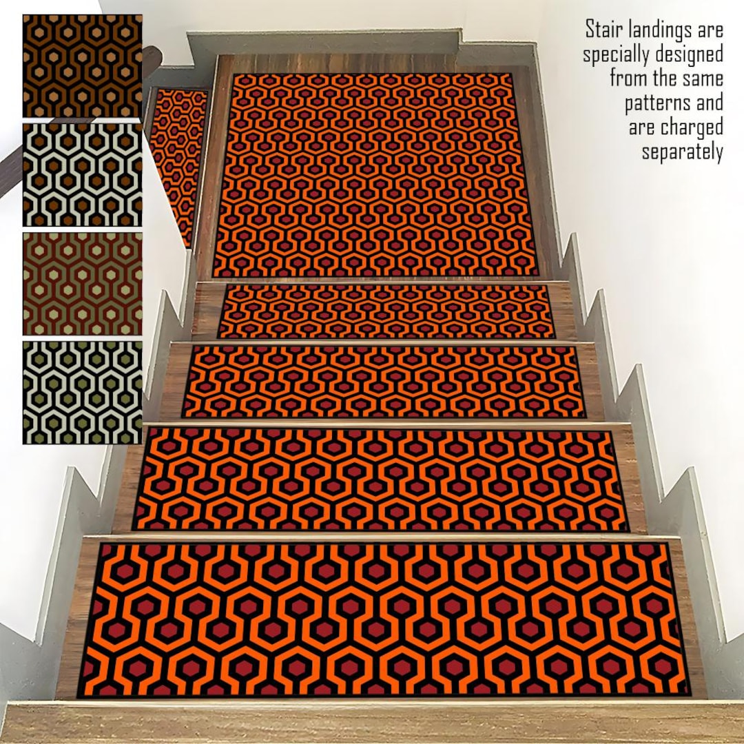 The Shining Stair Rug, Overlook Hotel Stair, Shining Stair Rug, Shining Stair, Stair Rug, Cinema ...