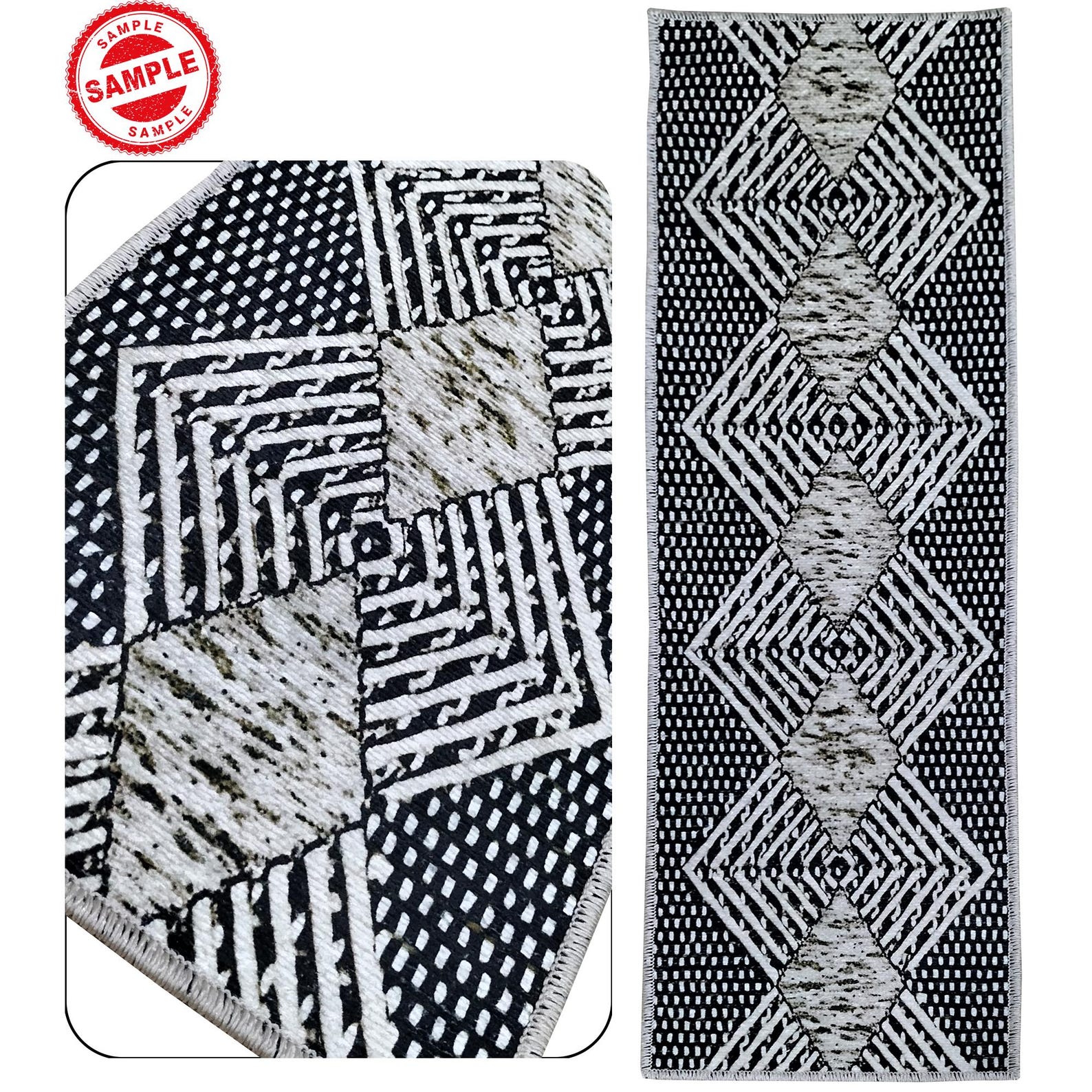 Triangle Stair Rug, Stair Rug, Custom Shaped Stair Rug, Rectangle ...