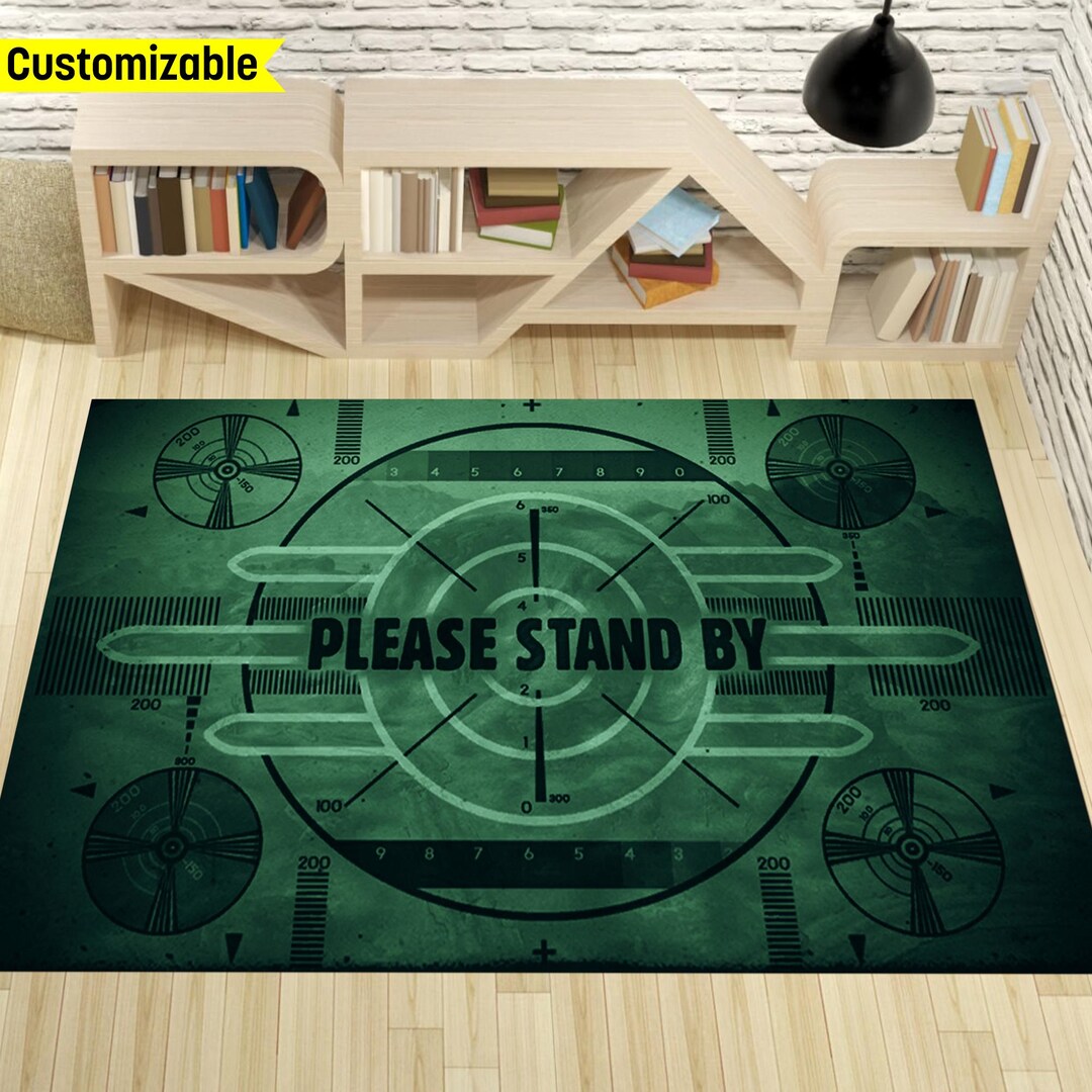 Please Stand by Rug, Tvtest Pattern Rug, Fallout 3 Rug, Test Patterns ...