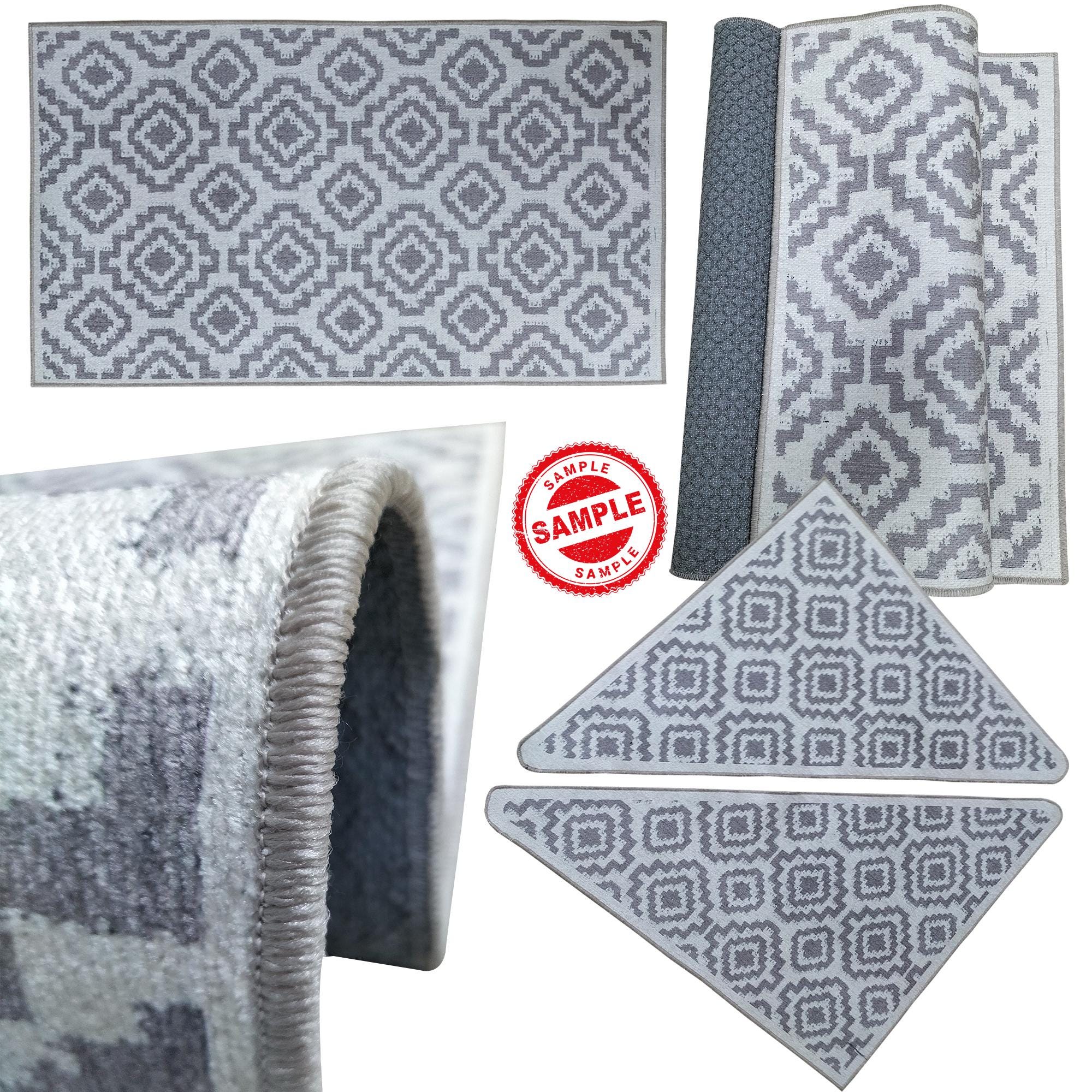 Shaped Stair Rug,stair Rug,rectangle Triangle Trapezoid & More Rug ...