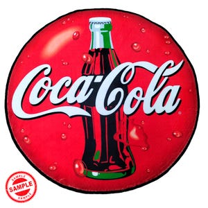 Red Coca Cola Rug, Coca Cola Round Rug, Keith Haring Rug, Nostalgic ...