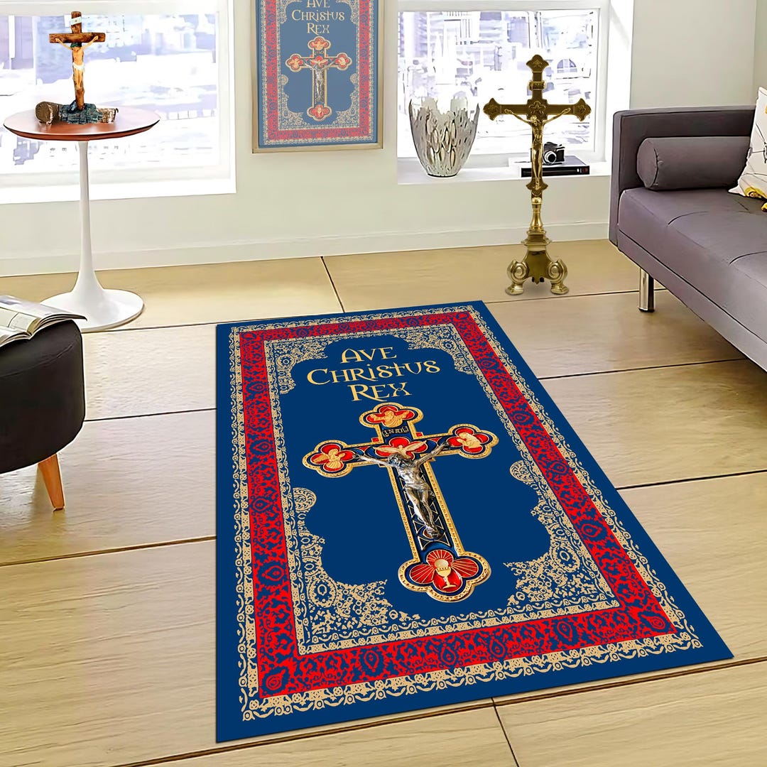 Christian Prayer Mat, Catholic Gifts, Custom Christian Mat, Christian ...