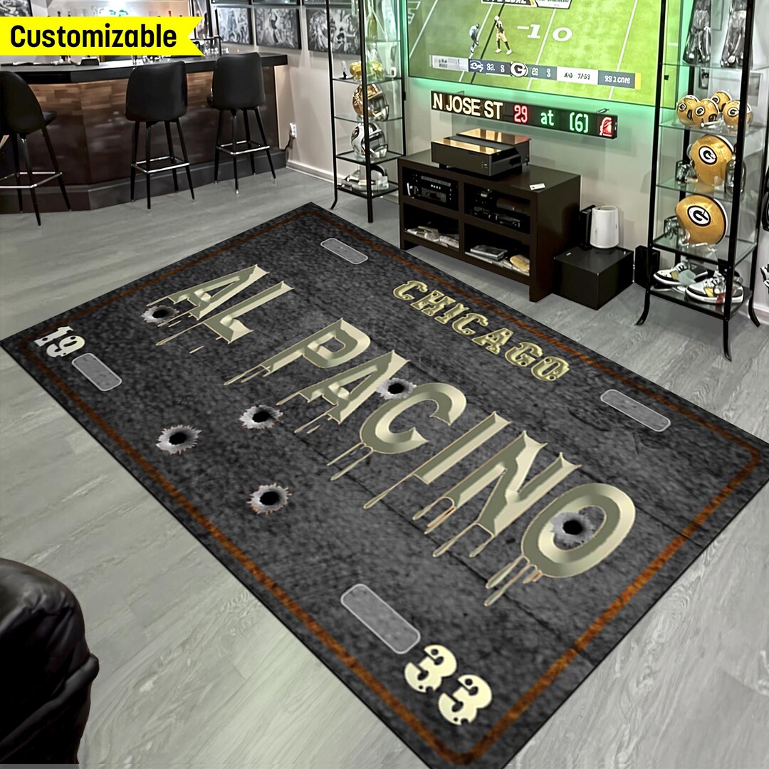 Scarface Rug, Al Pacino Rug, Alpacino Sign Rug, Tony Montana Fan Rug ...