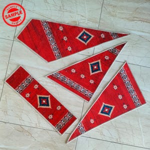 Custom Shaped Stair Rug – Triangle, Trapezoid, Polygon, Winder | Non ...