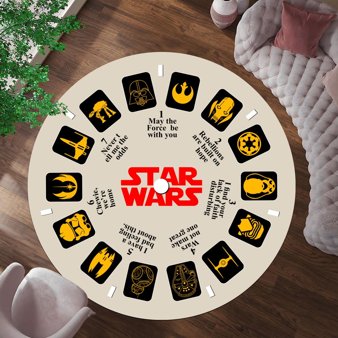 Viewmaster Round Rug, Star Wars Rug, Viewmaster Rug,star Wars ...