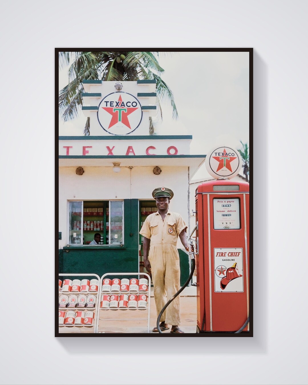 Texaco Retro Poster, Vintage Photo, Vintage Wall Art, Retro Wall Decor ...
