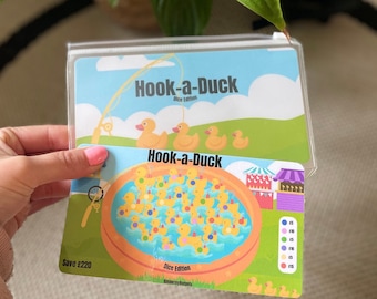 Duck Duck Goose Game and Dice Savings Challenge Cash Stuffing A6 Binder ...