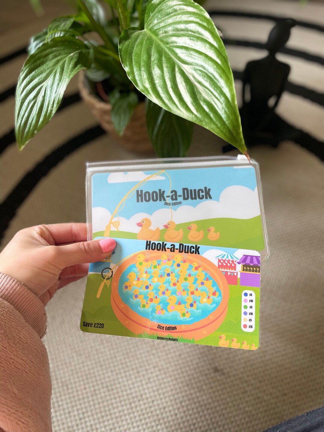 Hook A Duck With Dice Savings Challenge Cash Stuffing A6 Binder Cash ...