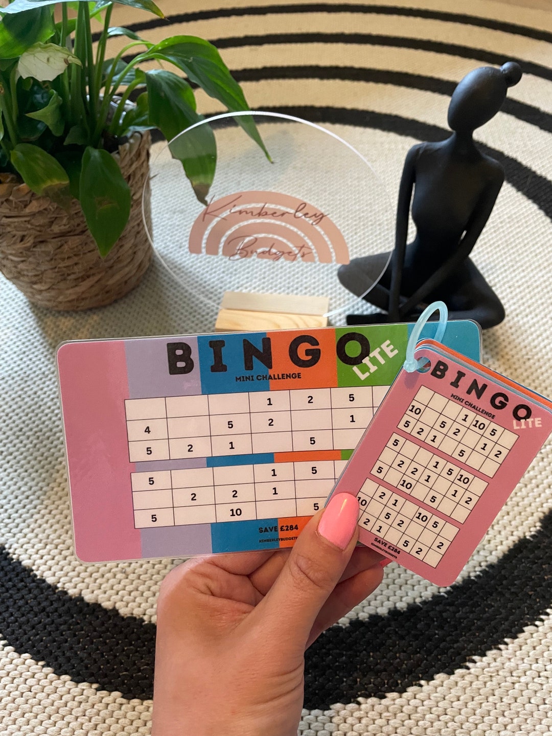 Mini Bingo Themed Savings Challenge Lite Version Cash - Etsy