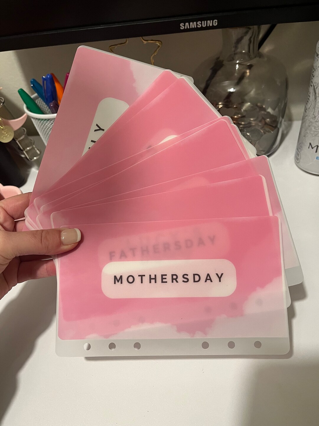 Matte Laminated Binder Envelopes Pink Cloud Kimberley Budgets Cash ...