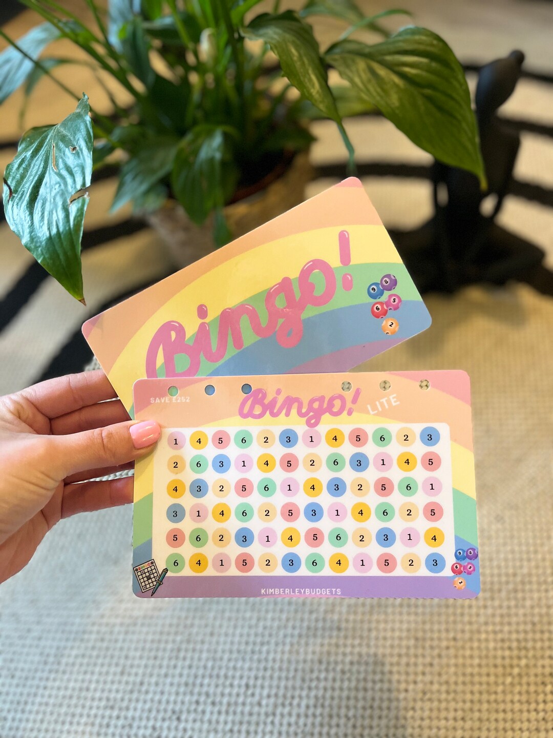 Bingo Lite Challenge Tracker Kimberley Budgets Cash Stuffing A6 Binder ...