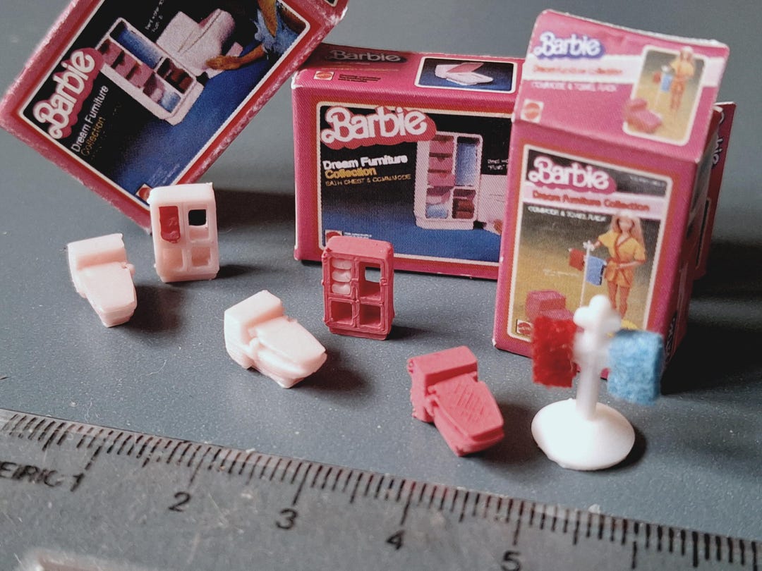 Miniature Dream Toilet Furniture Inspired | 1/12 - 1/72 Vintage A-frame ...