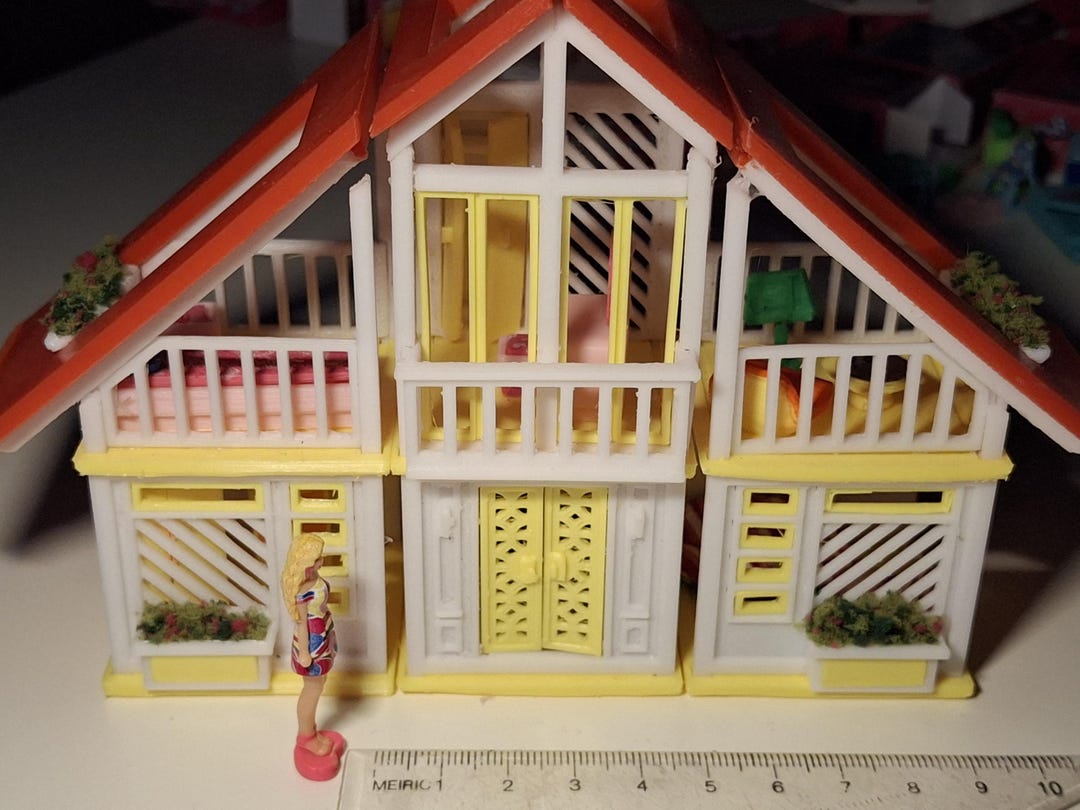 1:8 Miniature Dream House Inspired 1st Version 1978 Vintage A-frame 70 ...