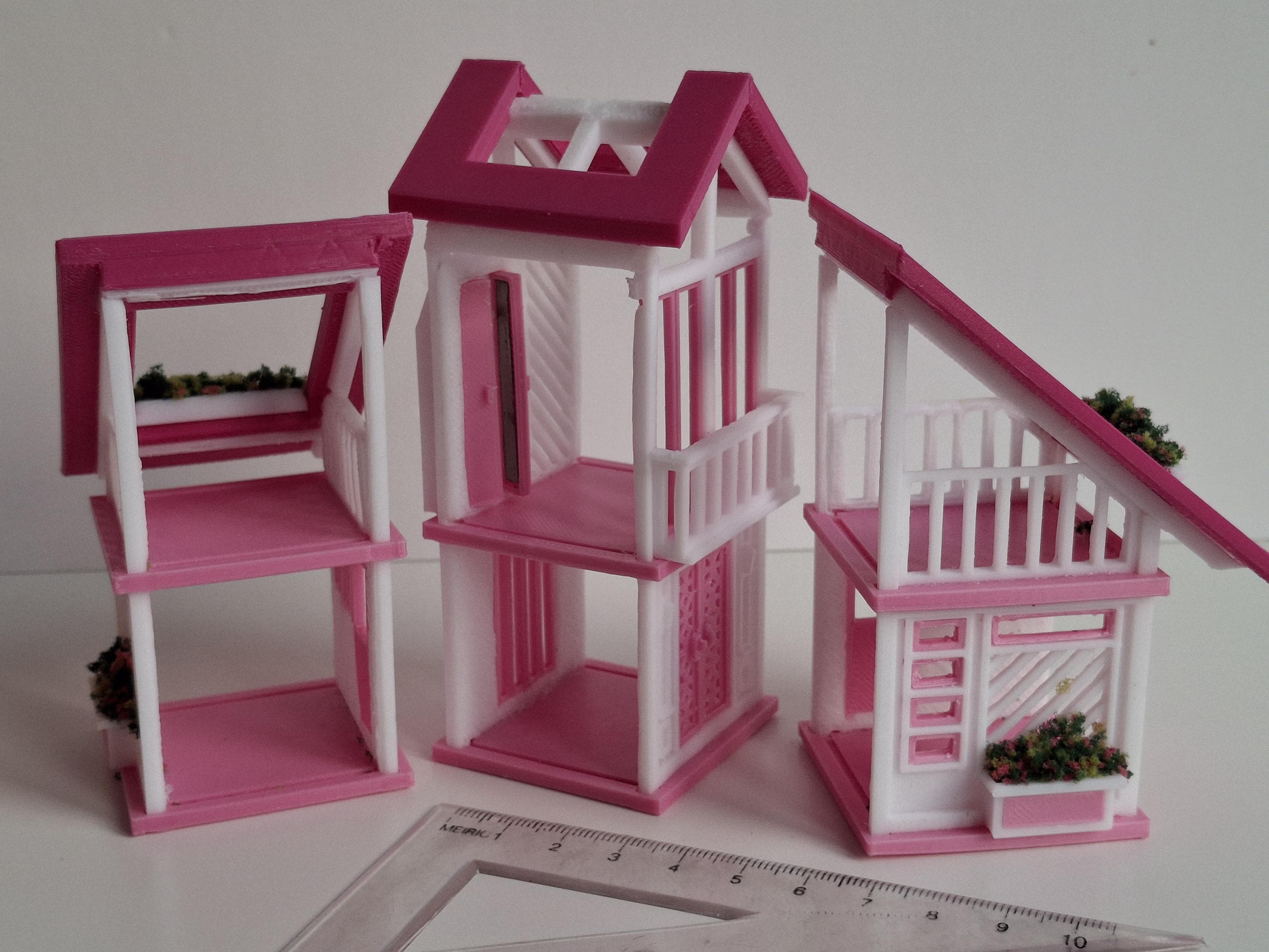 Miniature 1985 Dream House | A-frame Dollhouse Diorama (1:8 Scale) - Etsy