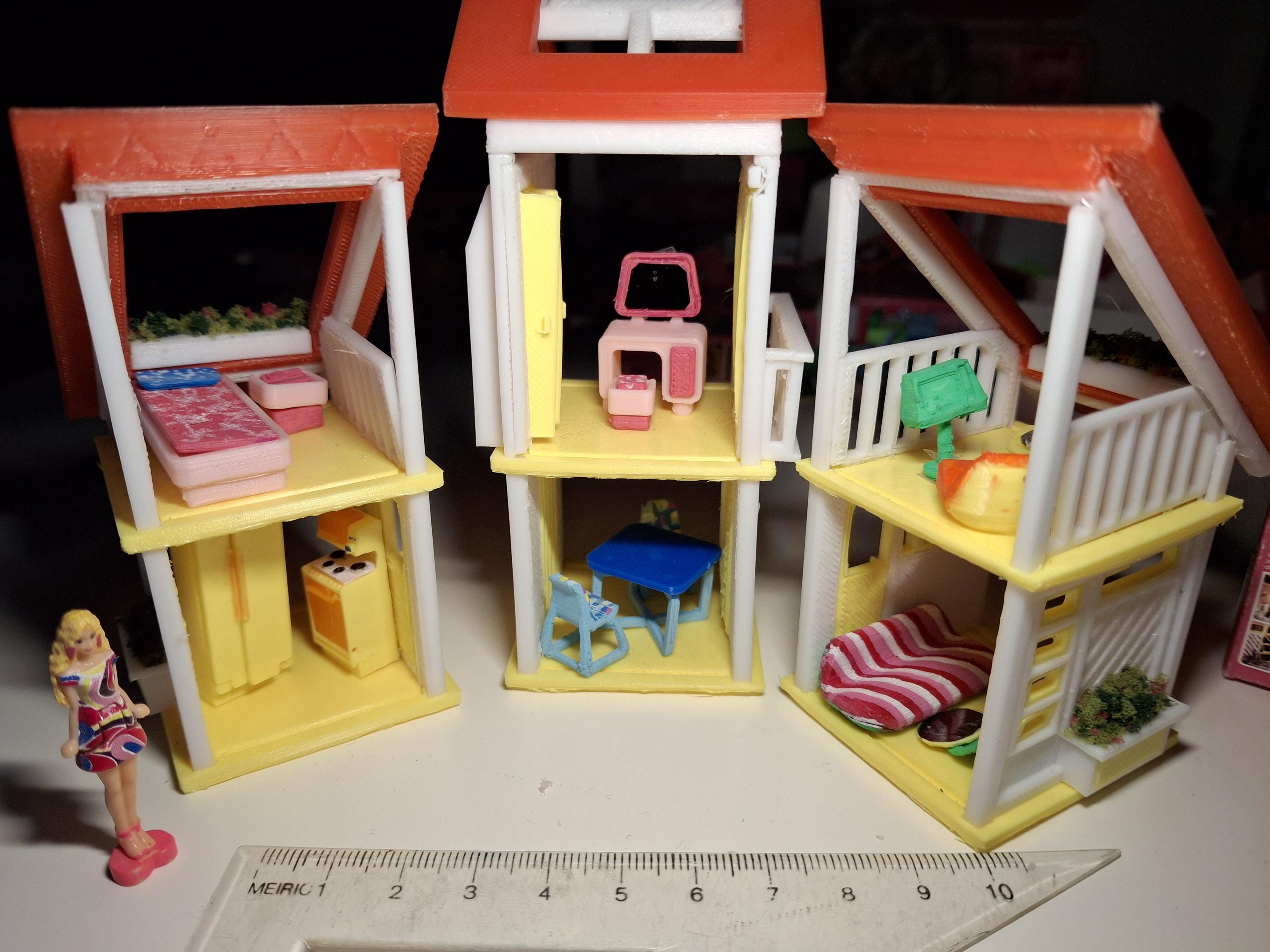 1:8 Miniature Dream House Inspired 1st Version 1978 Vintage A-frame 70 ...