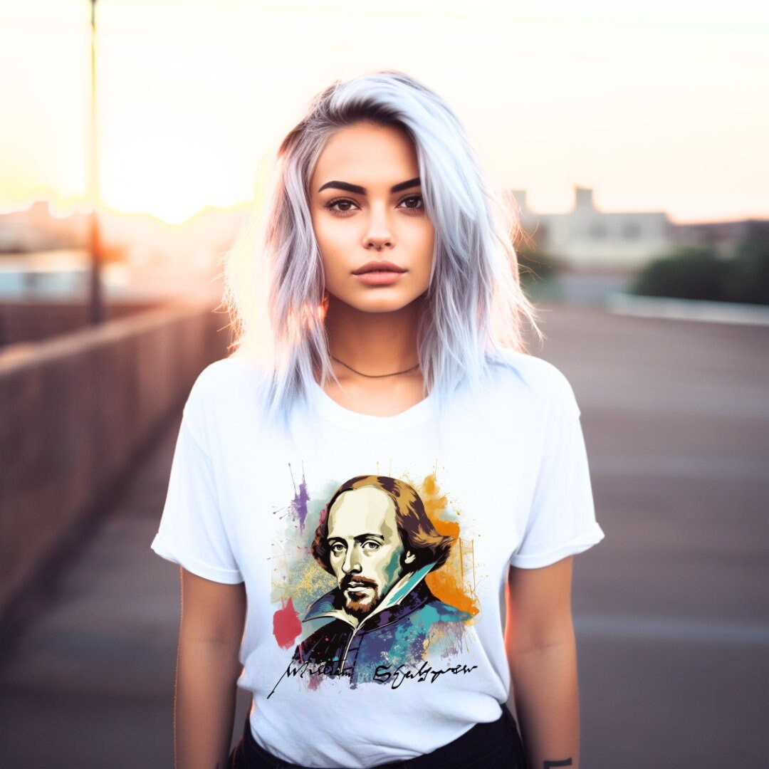 William Shakespeare Signed T-shirt William Shakespeare - Etsy