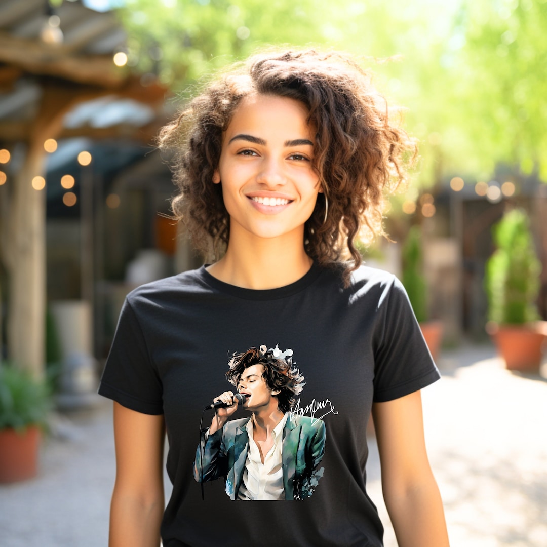Signed Harry Styles Retro T-shirt Harry Styles Tshirts Harry - Etsy