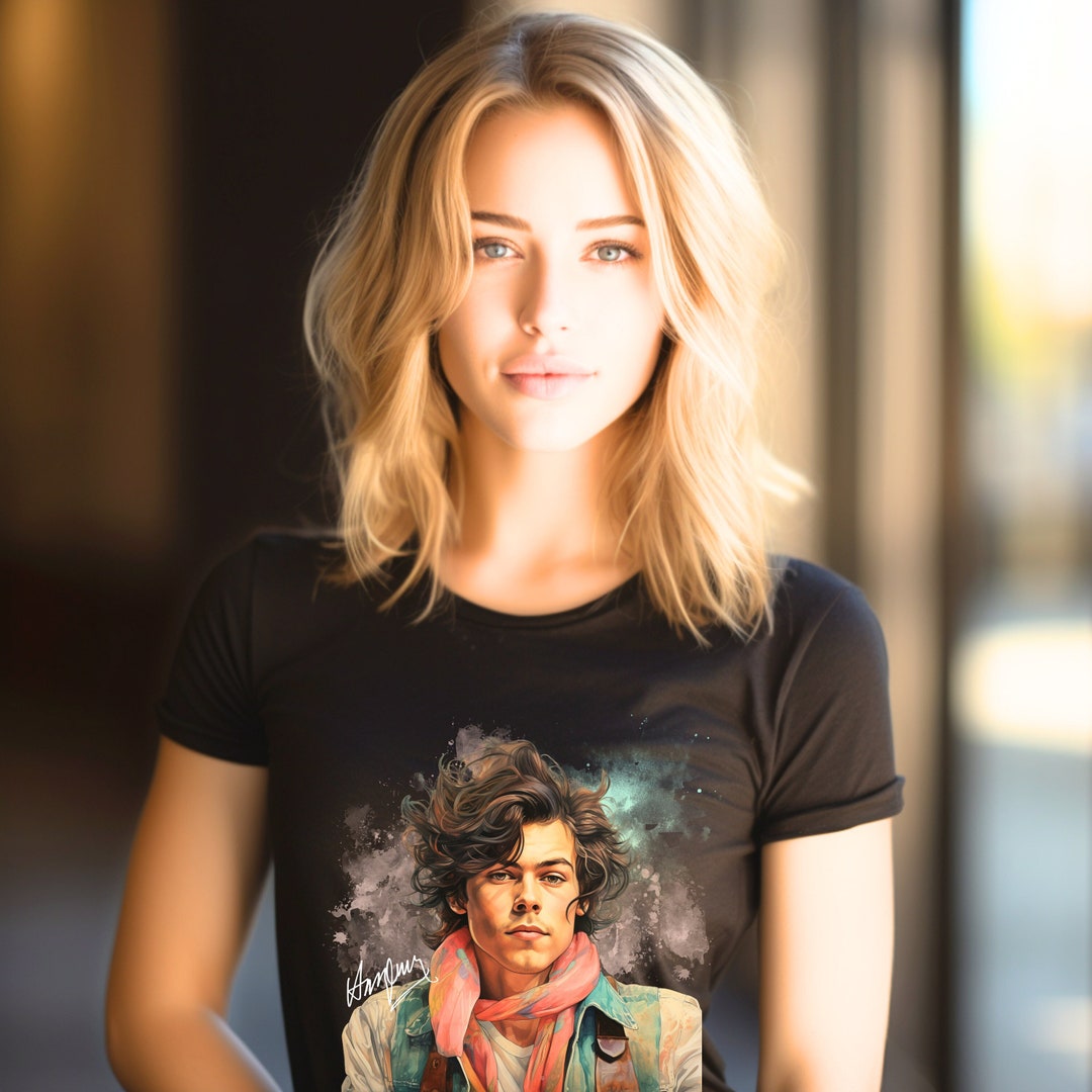 Harry Styles Signed T-shirt Signed Harry Styles T-shirt - Etsy