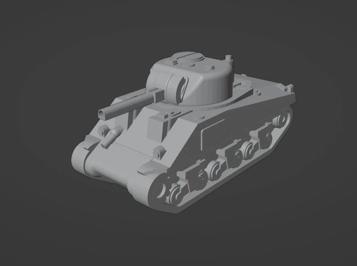 M4 Sherman Tanks 2x 6mm/8mm/15mm - Etsy