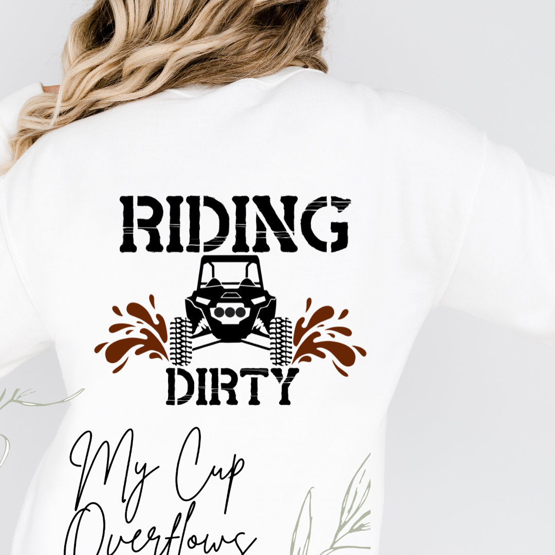 Riding Dirty ATV UTV Sxs Side X Side Sublimation PNG Digital Download Files 2 Design. Rzr ...