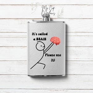 Sarcastic Saying, Funny Clipart, Funny Gift. It's Called A Brain Use It ...