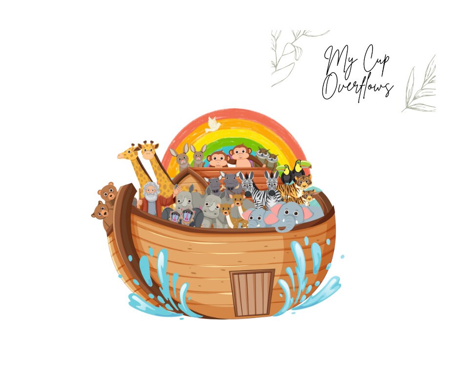 Noah's Ark Clipart: Sublimation PNG Design (digital Download) - Etsy Canada