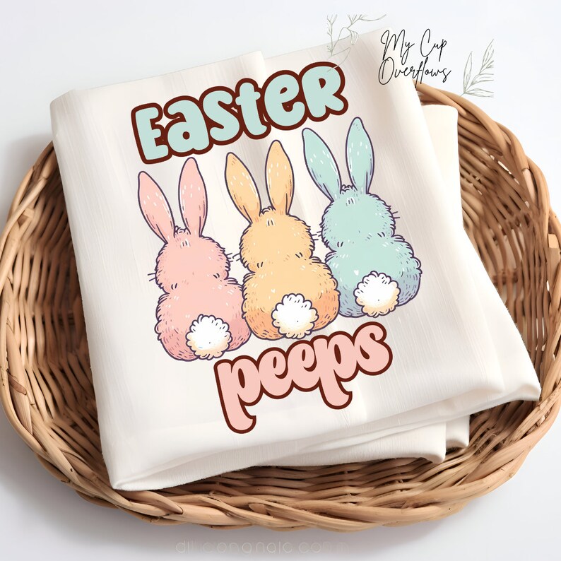 Hoppy Easter, Easter Peeps Cute Easter Clipart PNG Bundle 4. Happy ...