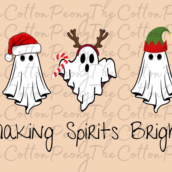 Ghost Christmas Png - Etsy