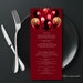 Black and Silver Menu Card Template, Editable Sparkle Menu Template ...