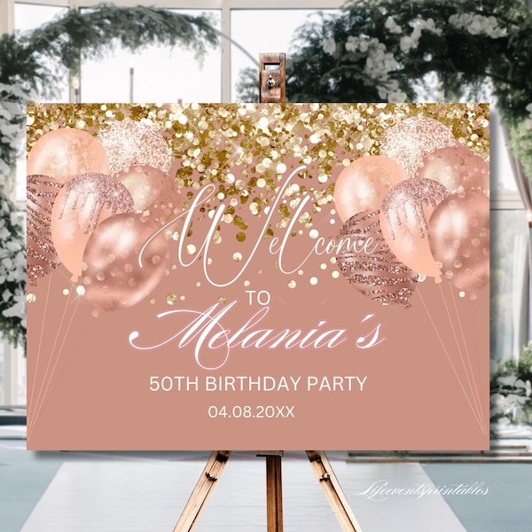 Rose Gold Sign - Etsy