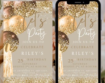 Party Invitations - Etsy