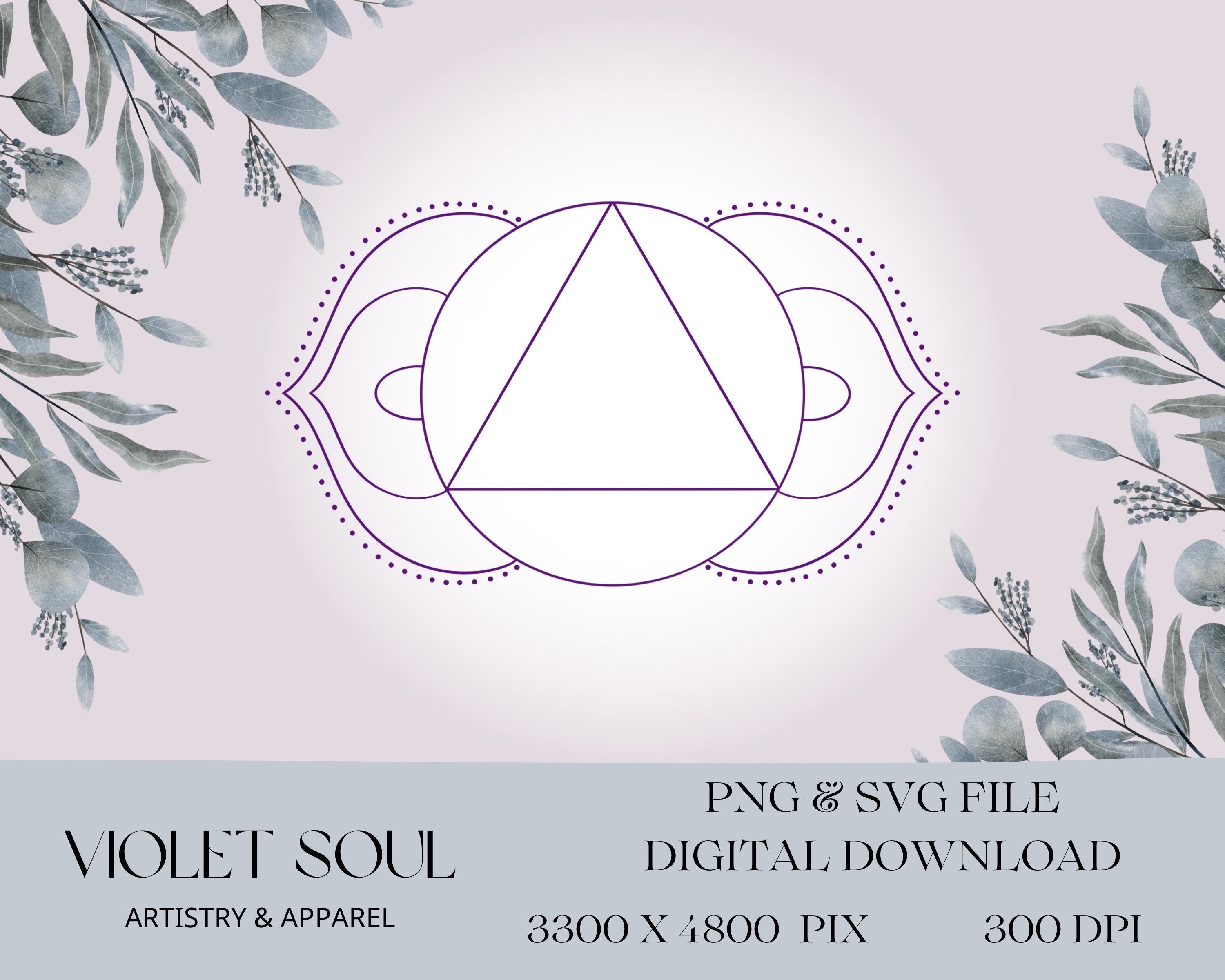 Third Eye Chakra PNG & SVG, Mystical PNG, Sublimation Design, Spiritual ...