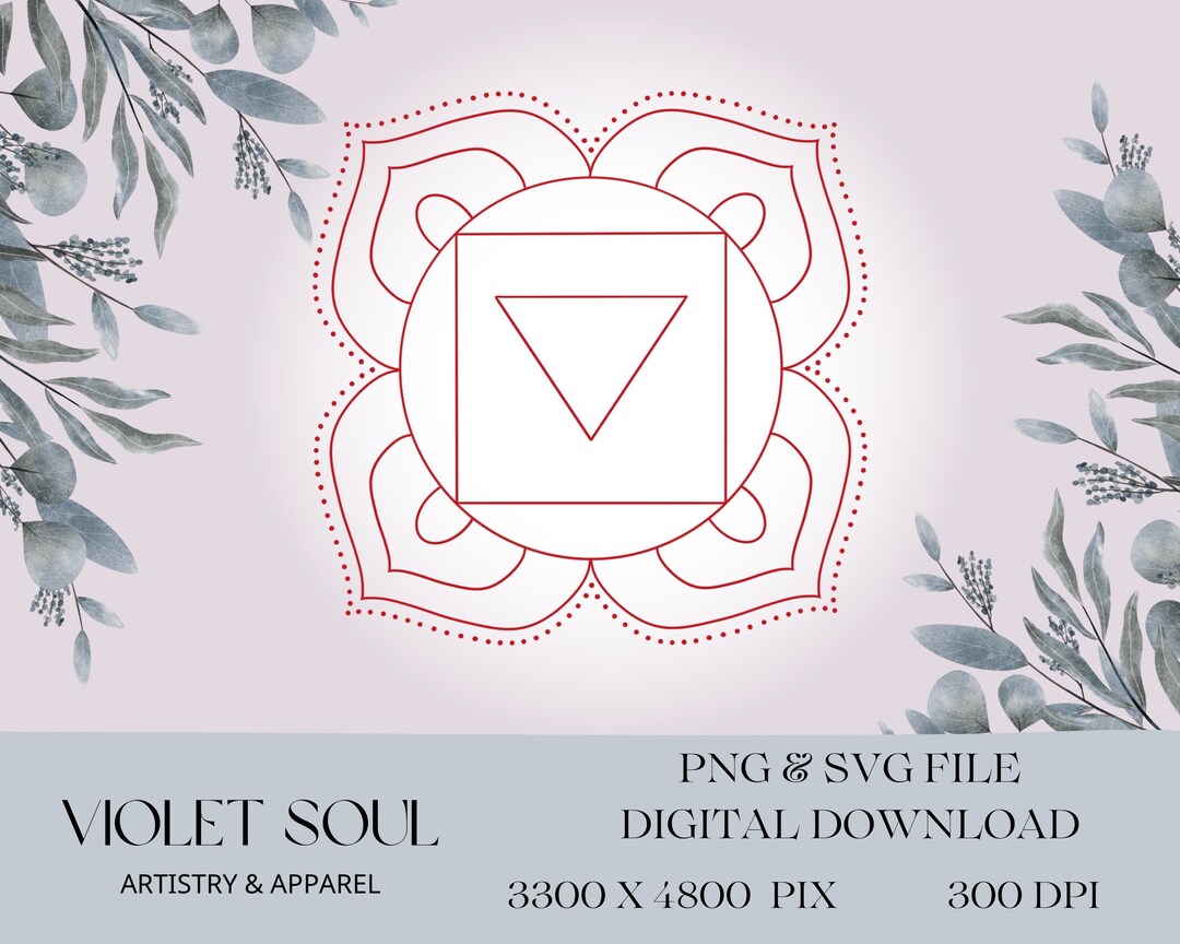 Root Chakra PNG & SVG, Mystical PNG, Energy Png, Sublimation Design ...
