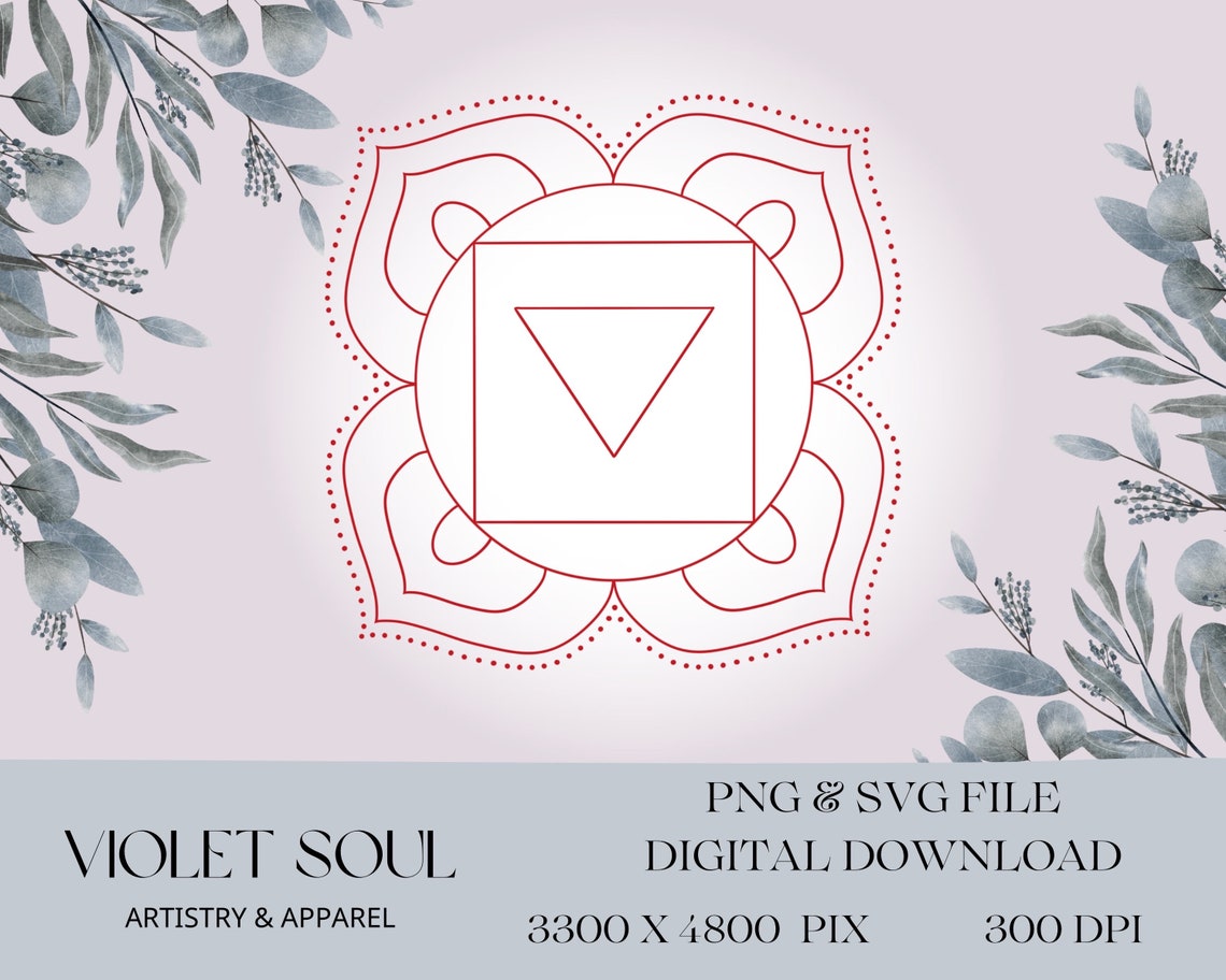 Root Chakra PNG & SVG, Mystical PNG, Energy Png, Sublimation Design ...
