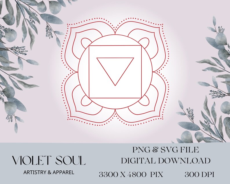 Root Chakra PNG & SVG, Mystical PNG, Energy Png, Sublimation Design ...