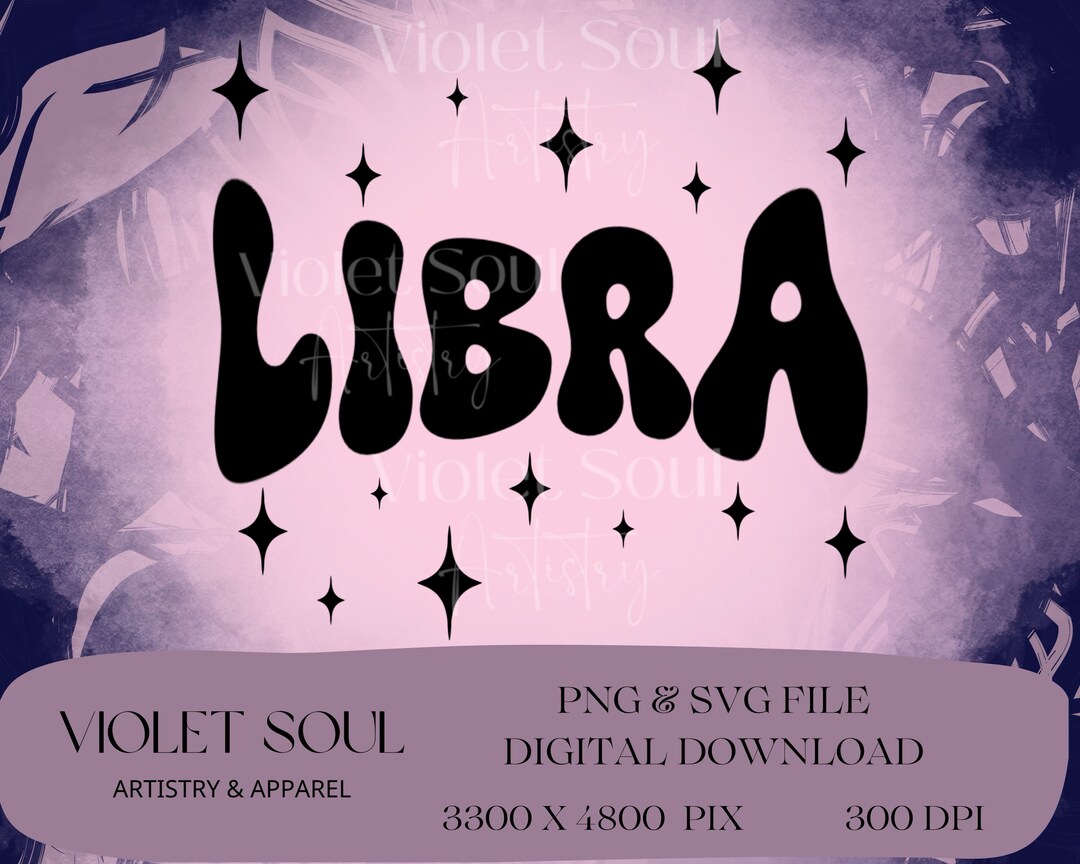 Libra Sparkle PNG SVG, Zodiac PNG, Spiritual Png, Zodiac Sign ...
