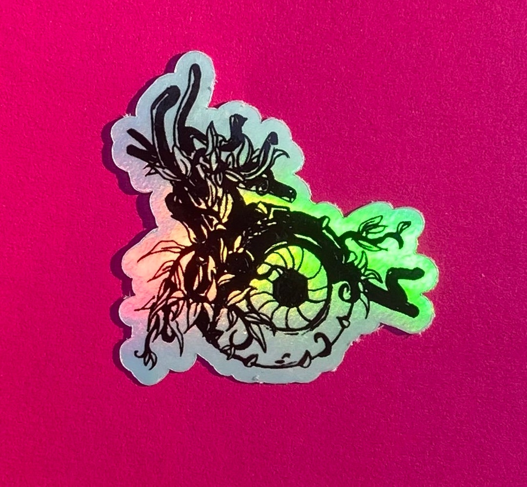 Holographic Broken Robot Eyeball Sticker || Decay Nature Dystopian ...