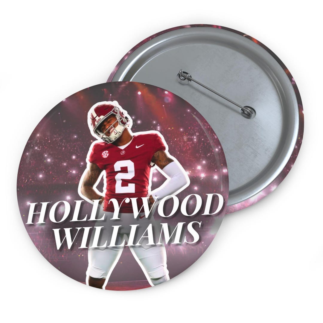 Ryan Williams, Hollywood Williams, Alabama Pin Buttons - Etsy